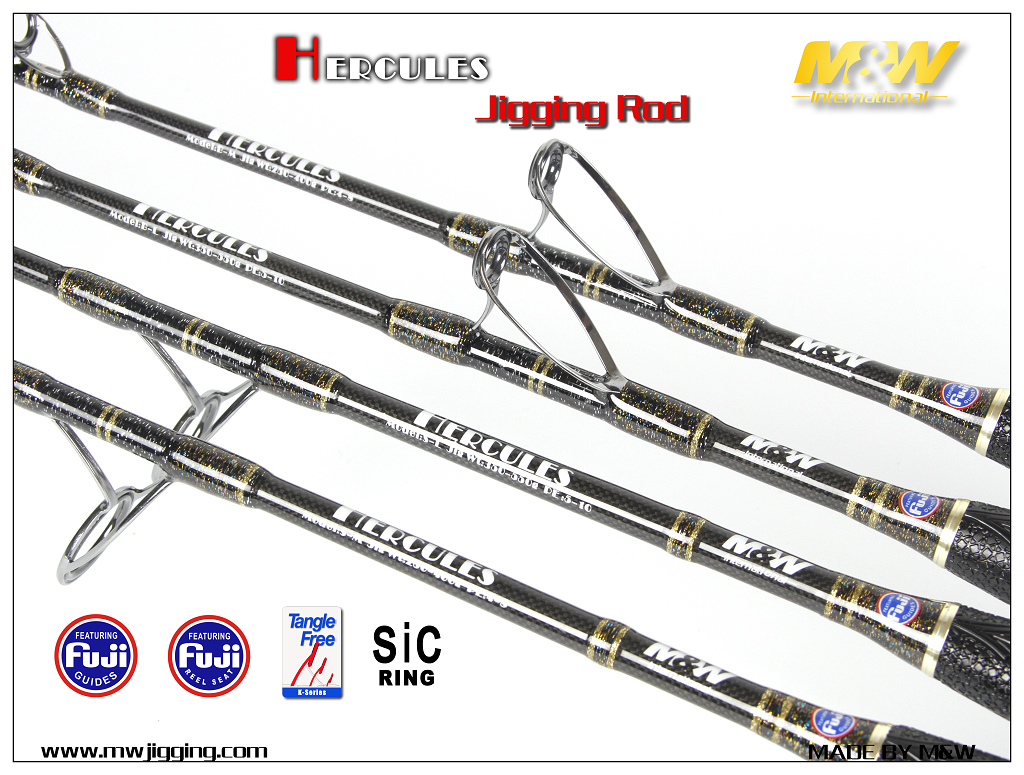 Hercules Jigging Rod - Jigging Rod - Rod - Products - M&W Fishing ...