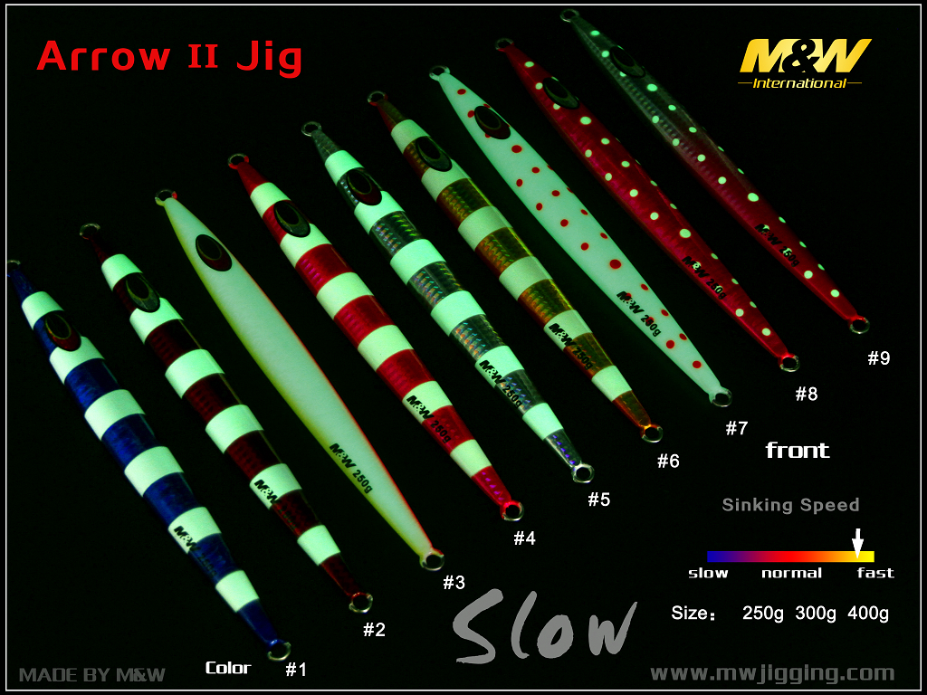 Arrow II Jig - Jig - Lure - Products - M&W Fishing Tackle Co.,Ltd.