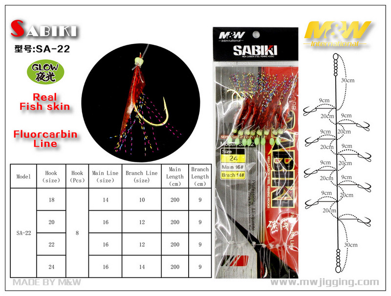 SABIKI - Hook - Products - M&W Fishing Tackle Co.,Ltd.