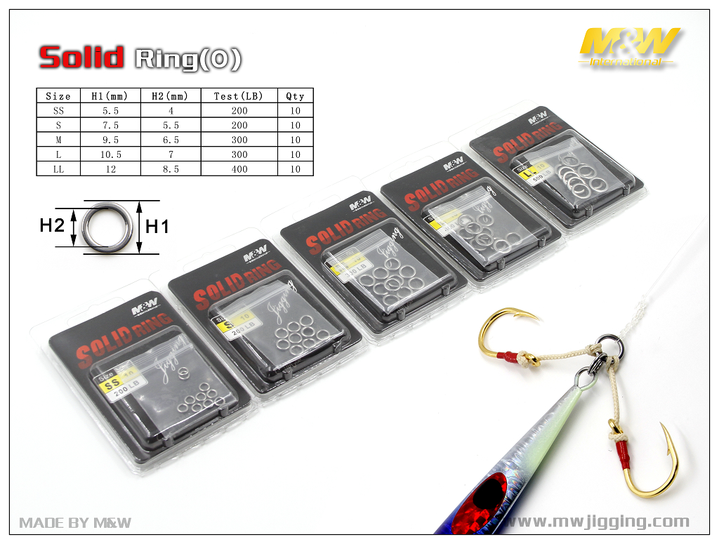 Solid Ring - Accessory - Others - Products - M&W Fishing Tackle Co.,Ltd.